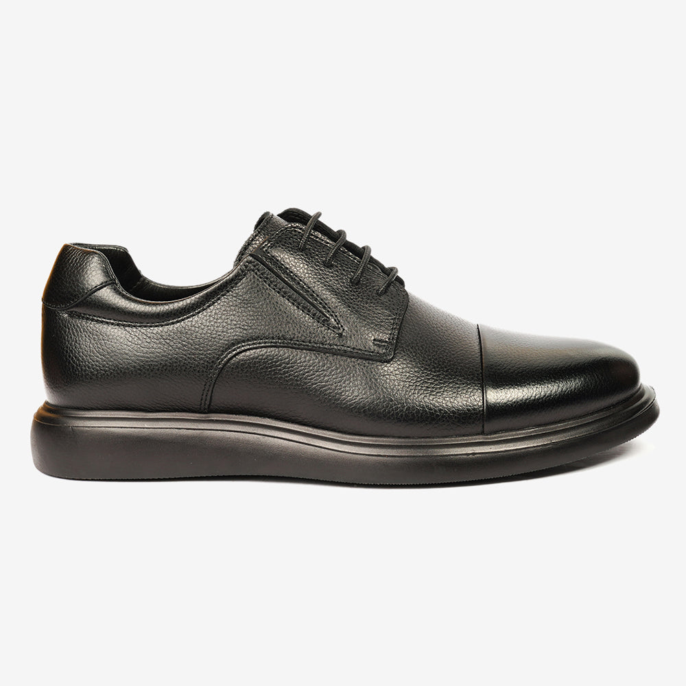 Greyder Men's Leather Formal Shoes in Black – Rodeo In