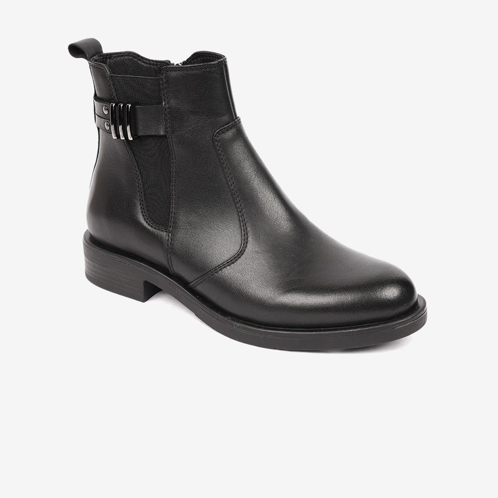 Greyder Women's Leather High Boots In Black – Rodeo In