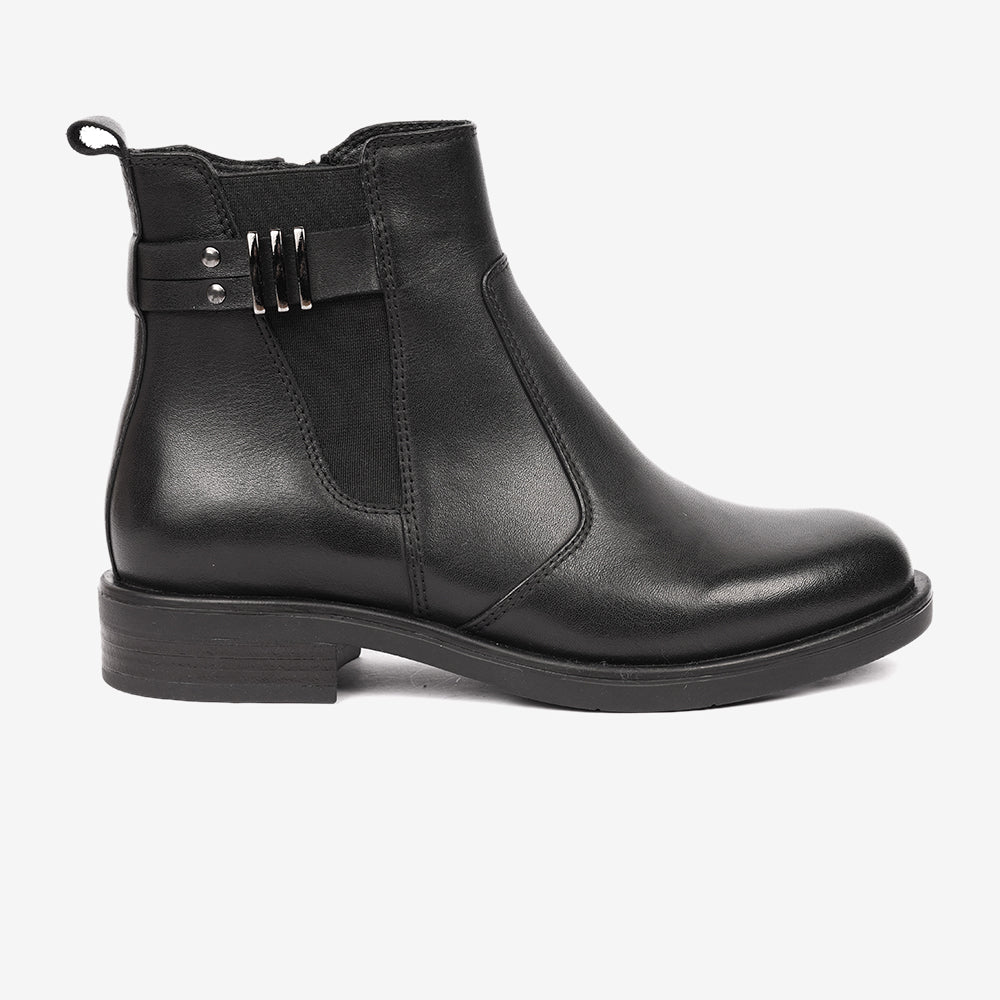 Greyder Women's Leather High Boots In Black – Rodeo In