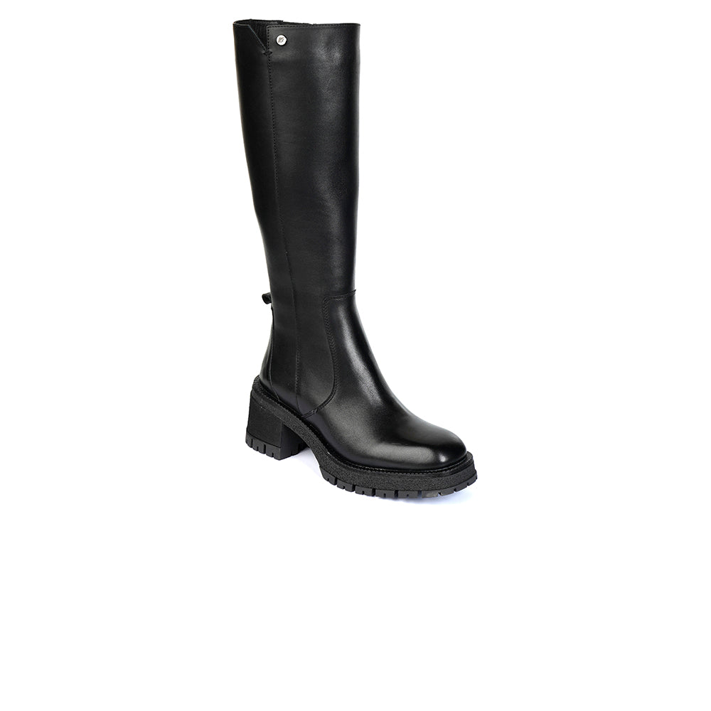 Greyder Women's Leather Knee High Boots In Black – Rodeo In