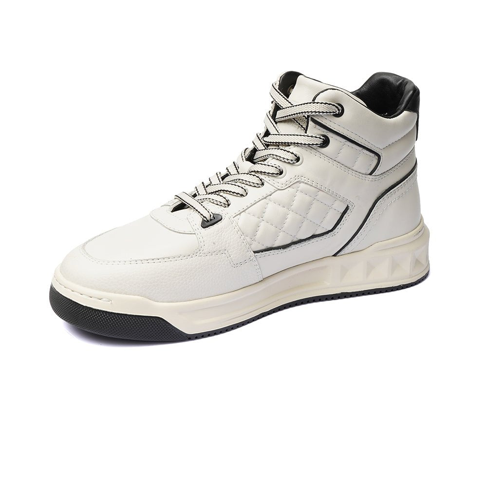 Greyder High Top Men Boots In White – Rodeo In