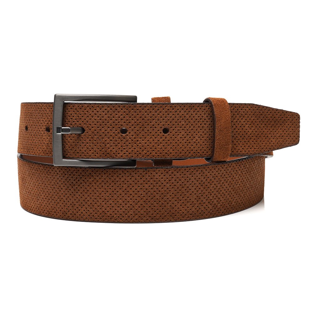Greyder Men Leather Patterned Belt – Rodeo In